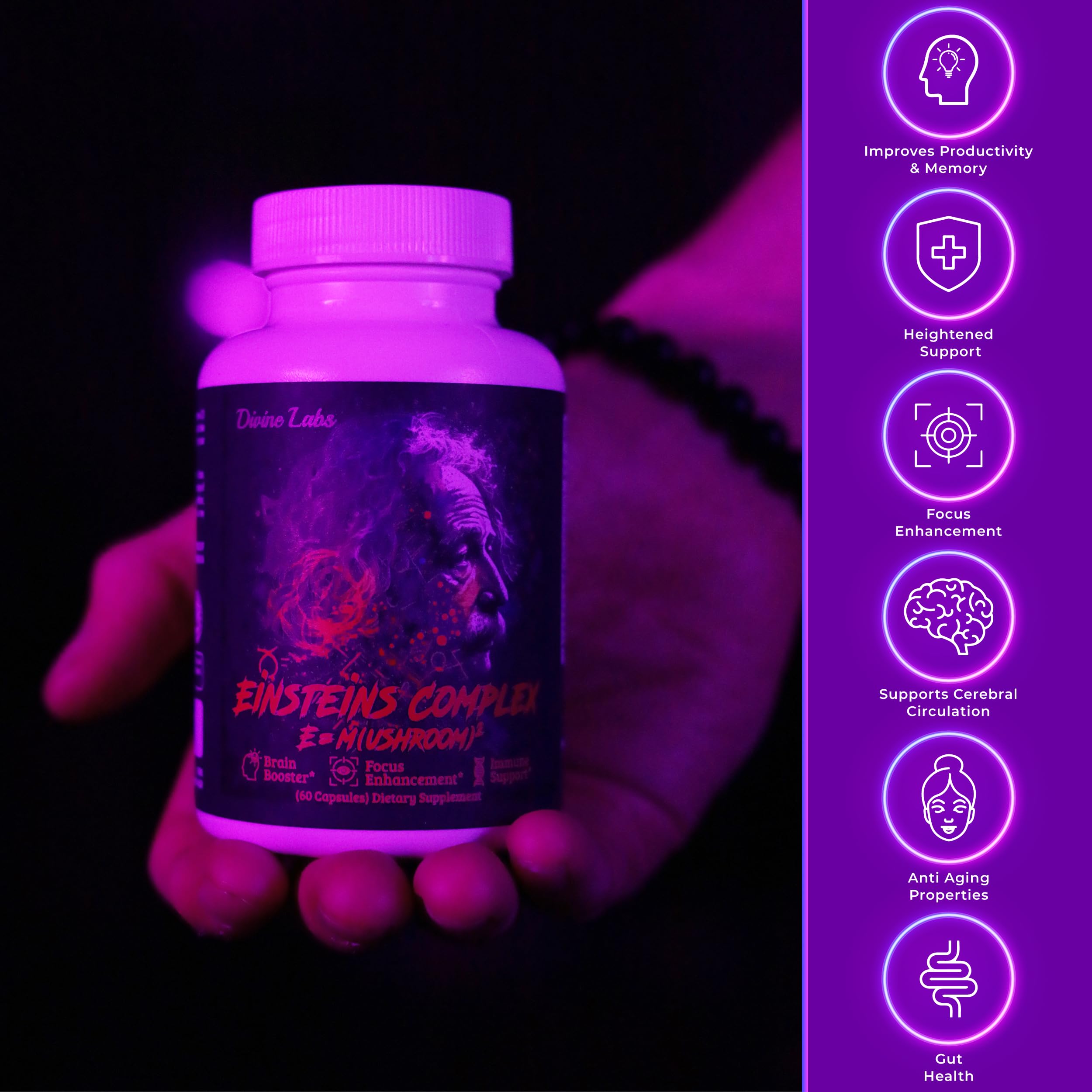 vegan-friendly cognitive health capsules