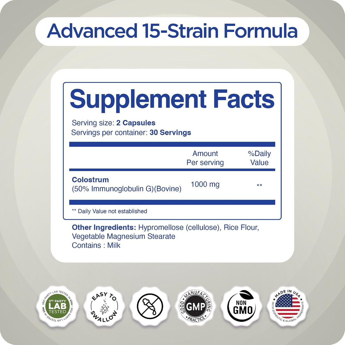 Vegan-friendly colostrum for healthy living