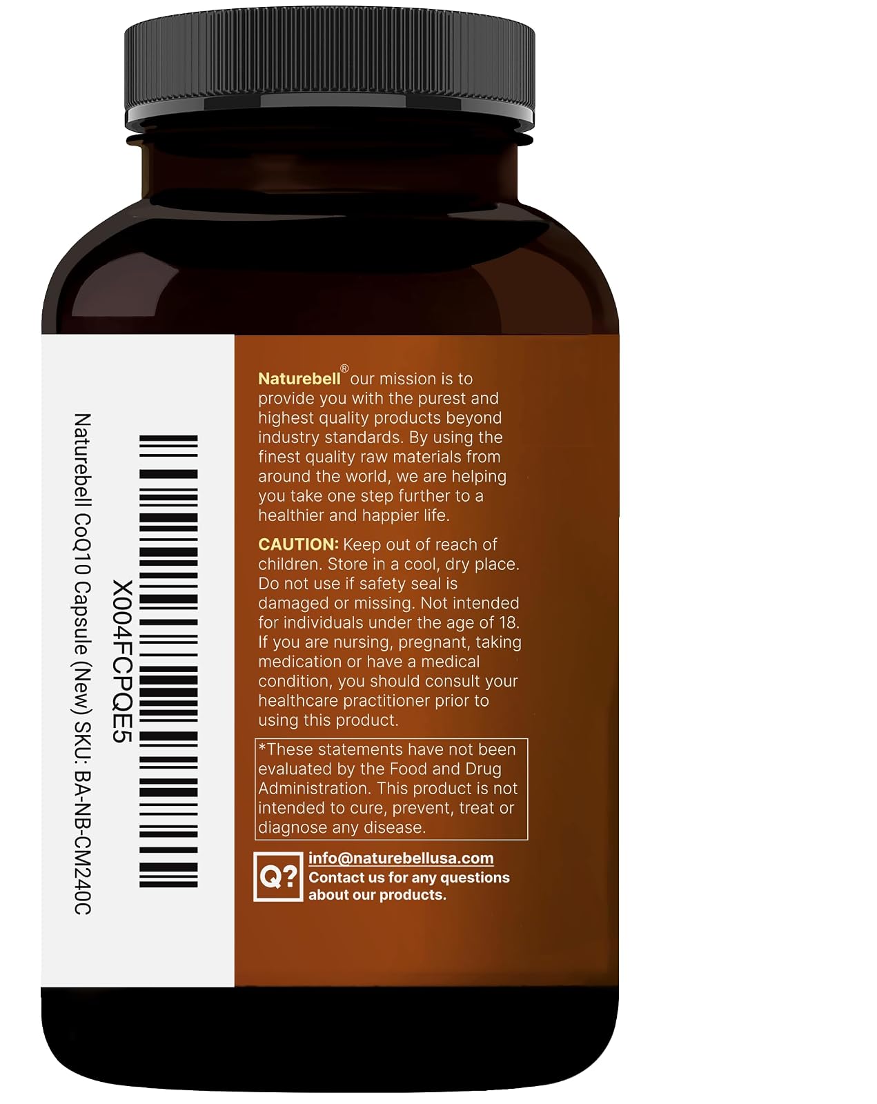 vegan-friendly CoQ10 capsules