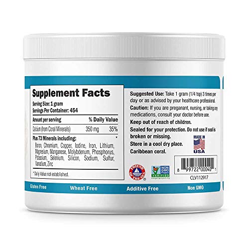 Vegan-friendly coral calcium source
