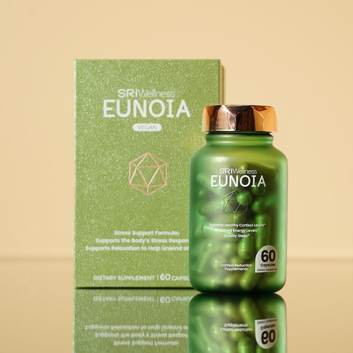 vegan-friendly cortisol management capsules
