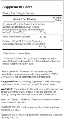 vegan-friendly cranberry capsules