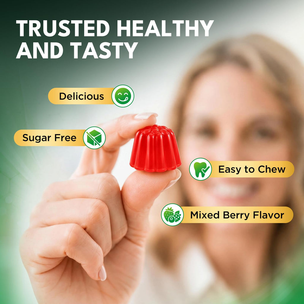Vegan-friendly cranberry gummies for hydration