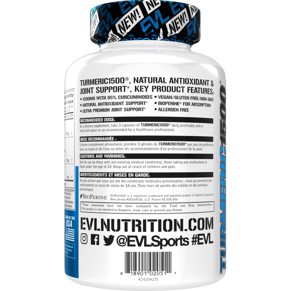vegan-friendly curcumin dietary supplement