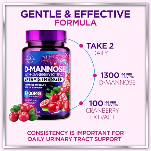 Vegan-friendly D Mannose capsules