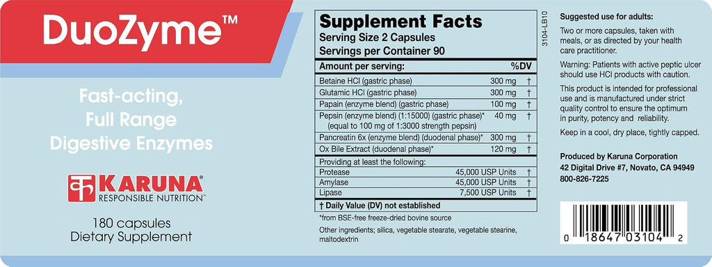 vegan-friendly digestive enzymes supplement