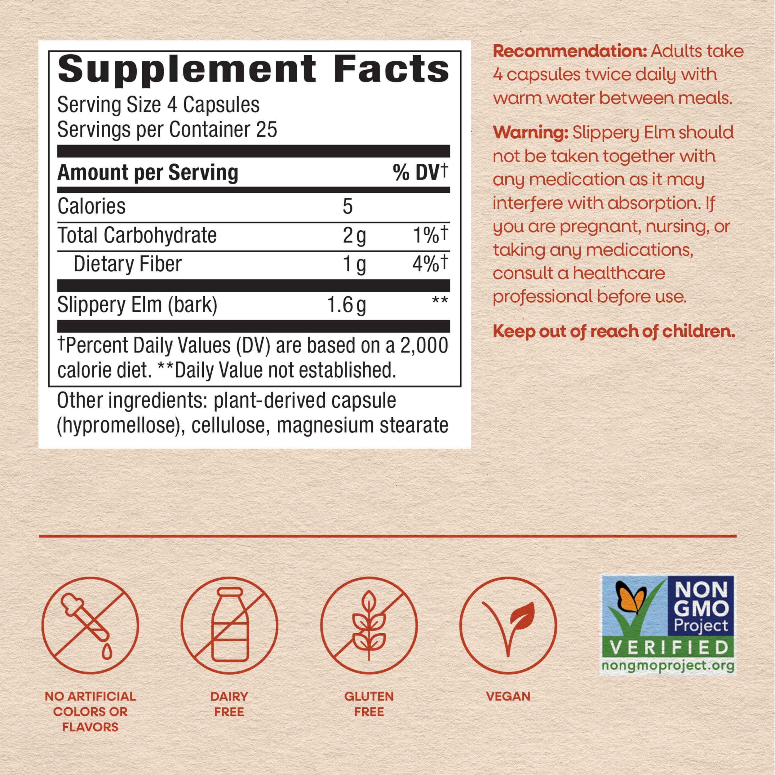 Vegan-friendly digestive support formula