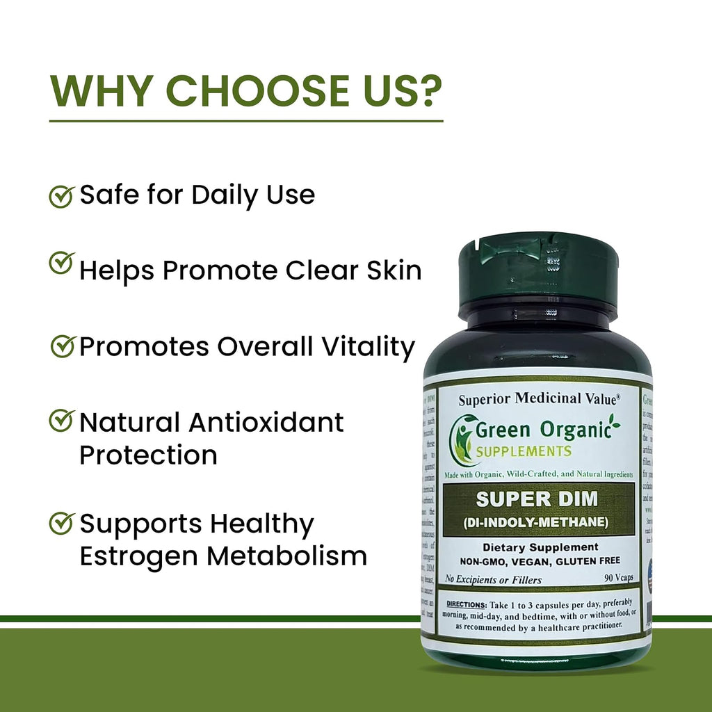 Vegan-friendly DIM capsules for wellness