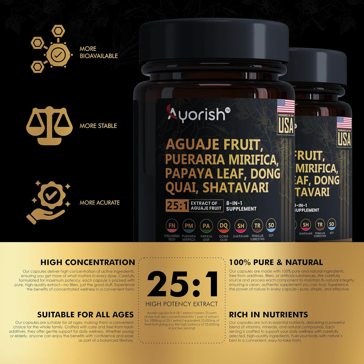 Vegan-friendly dong quai capsules
