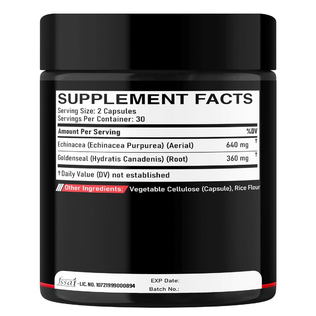 vegan-friendly Echinacea Goldenseal product