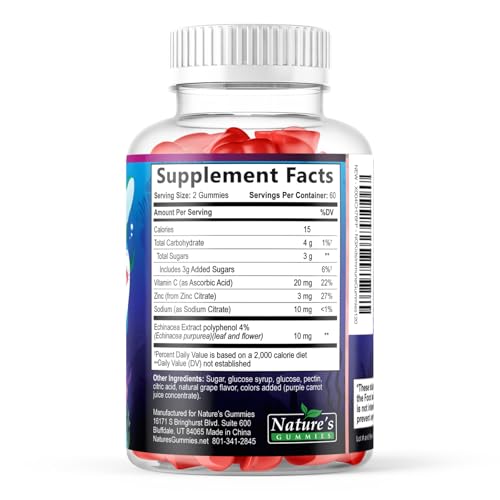 vegan-friendly echinacea gummy vitamins