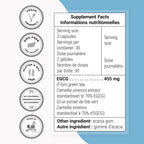 vegan-friendly EGCG green tea capsules
