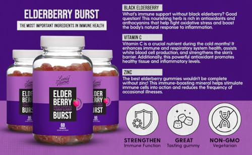 Vegan-friendly elderberry gummies for everyone