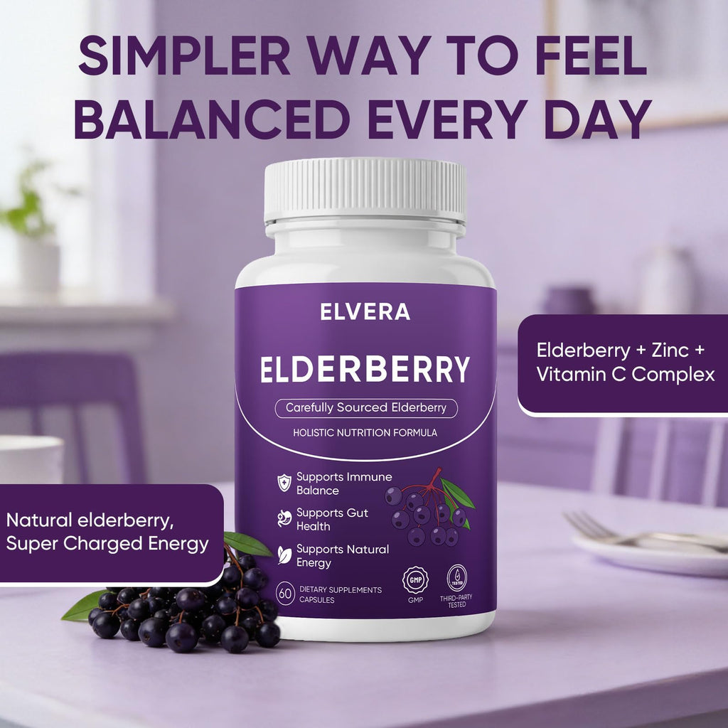 vegan-friendly elderberry gut support