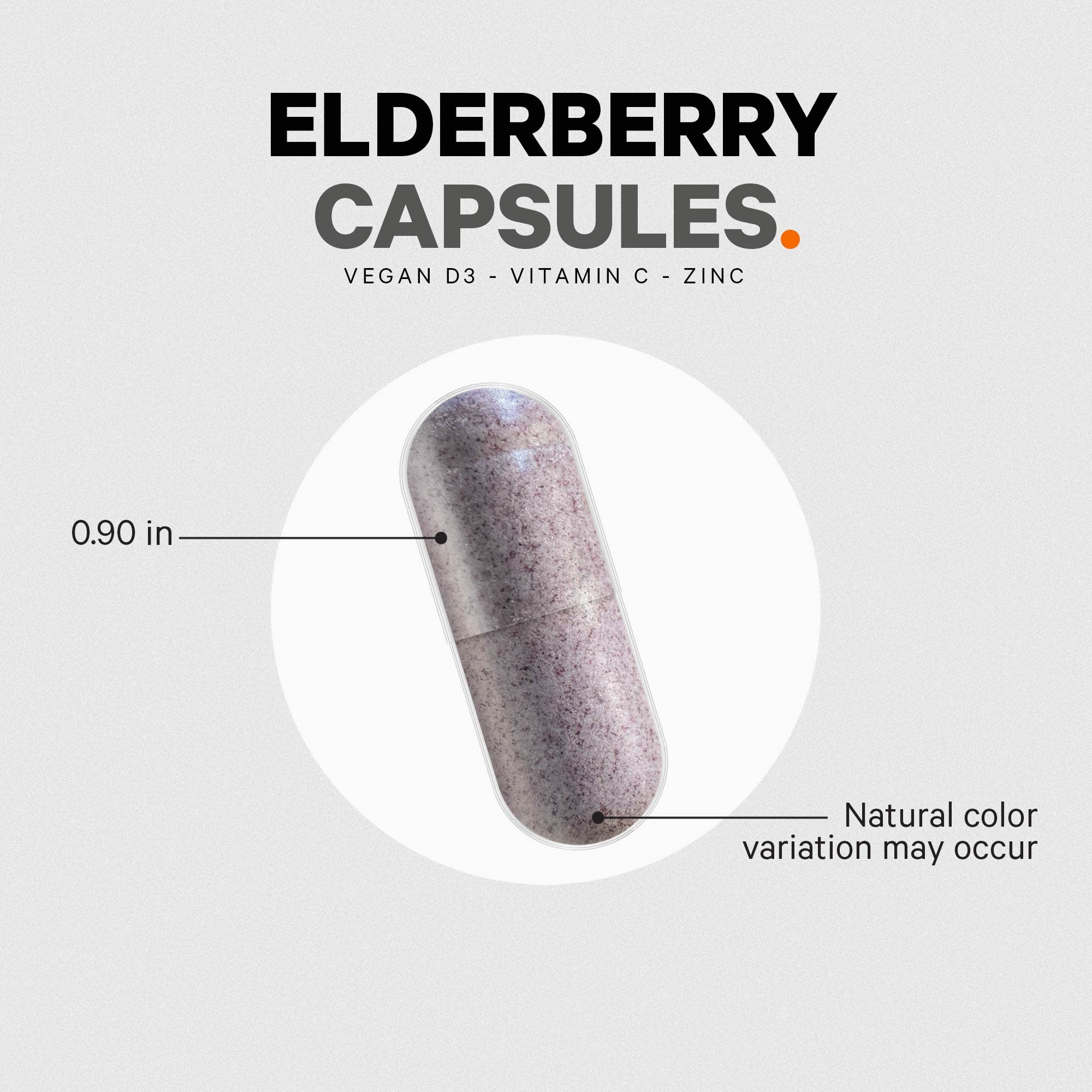 vegan-friendly elderberry health supplement
