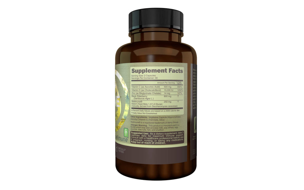 Vegan friendly elderberry immune formula