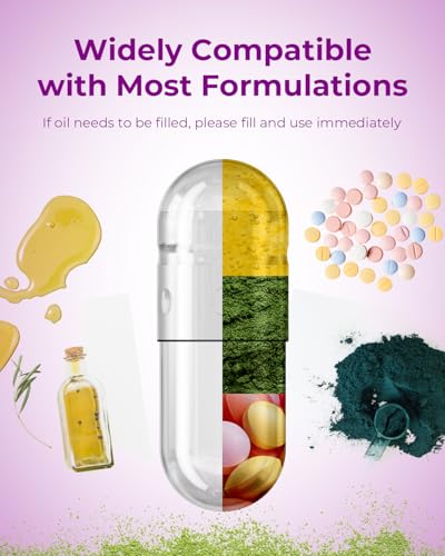 vegan-friendly empty capsules 200 count