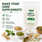 vegan-friendly empty capsules for supplements