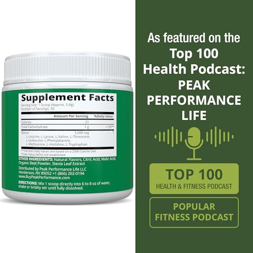 vegan-friendly essential amino acids powder
