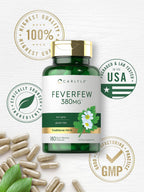 vegan-friendly feverfew capsules