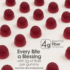 Vegan-friendly fiber gummies for healthy living