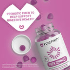vegan-friendly fiber gummies with psyllium husk