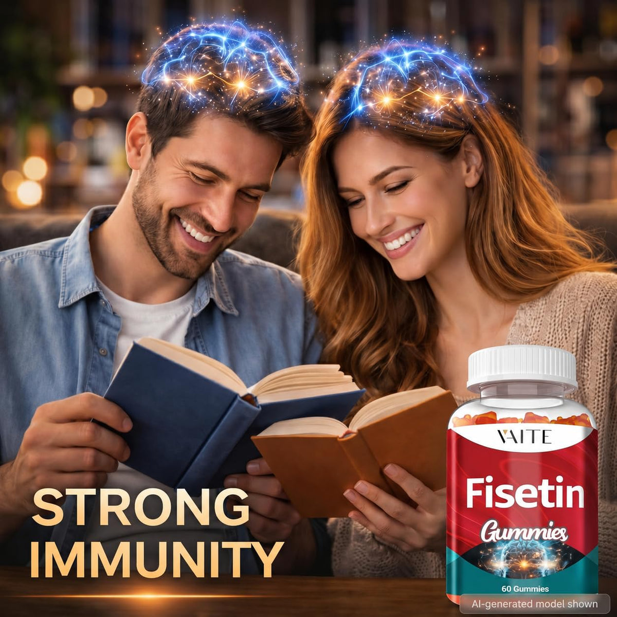 Vegan-friendly Fisetin gummy supplement