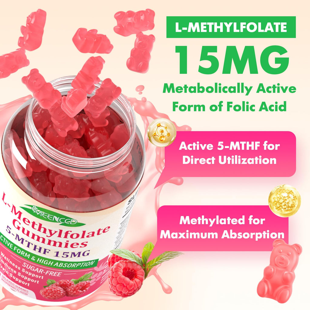 Vegan-friendly folate gummies for everyone