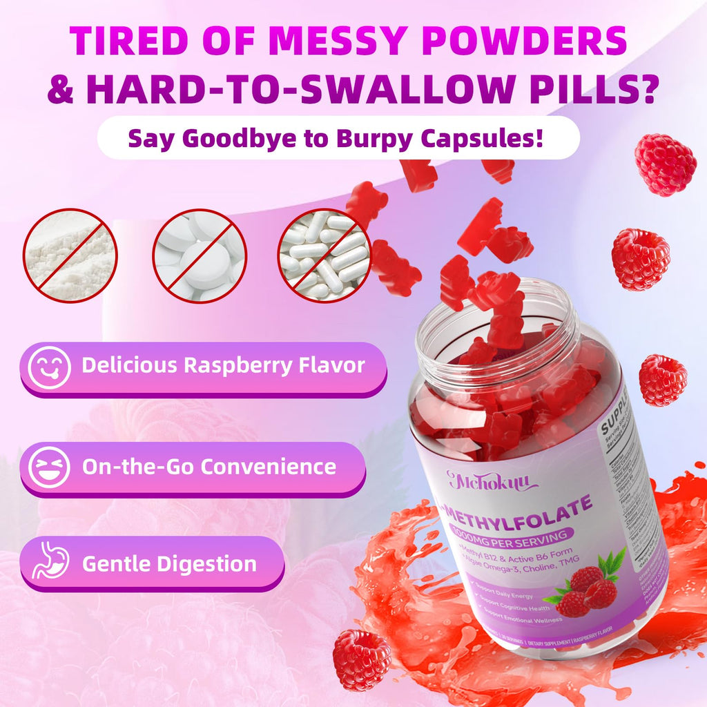 Vegan-friendly folate gummies for everyone