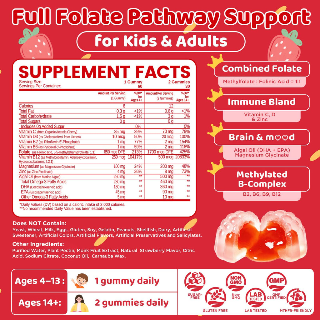 vegan-friendly folate gummy vitamins