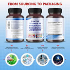 Vegan-friendly folate supplement capsules