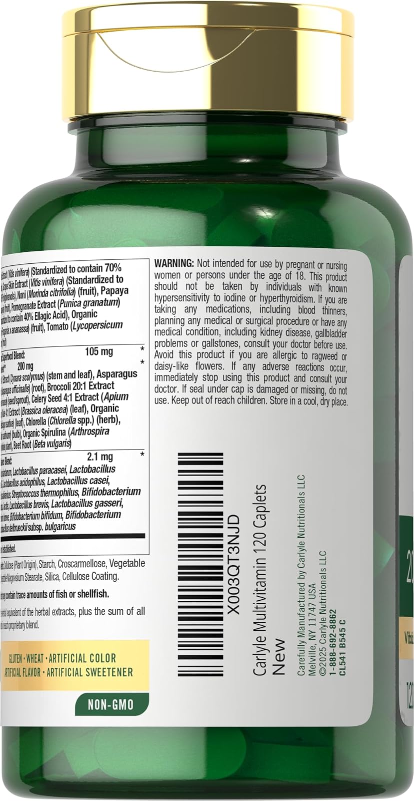 Vegan-friendly fruit and vegetable supplement