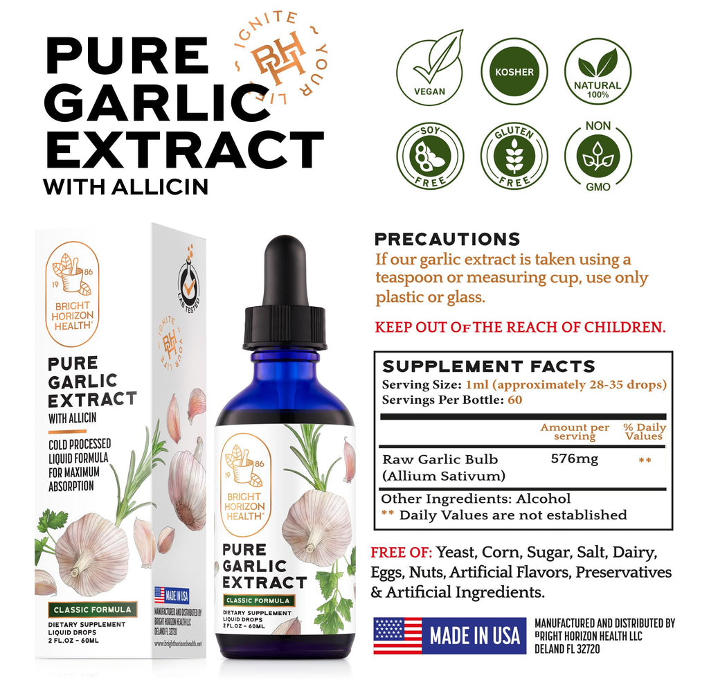 vegan-friendly garlic extract benefits