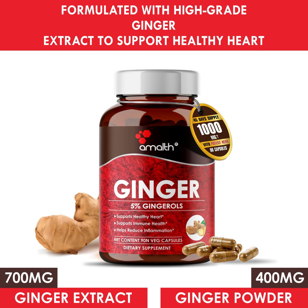 Vegan-friendly ginger root supplement