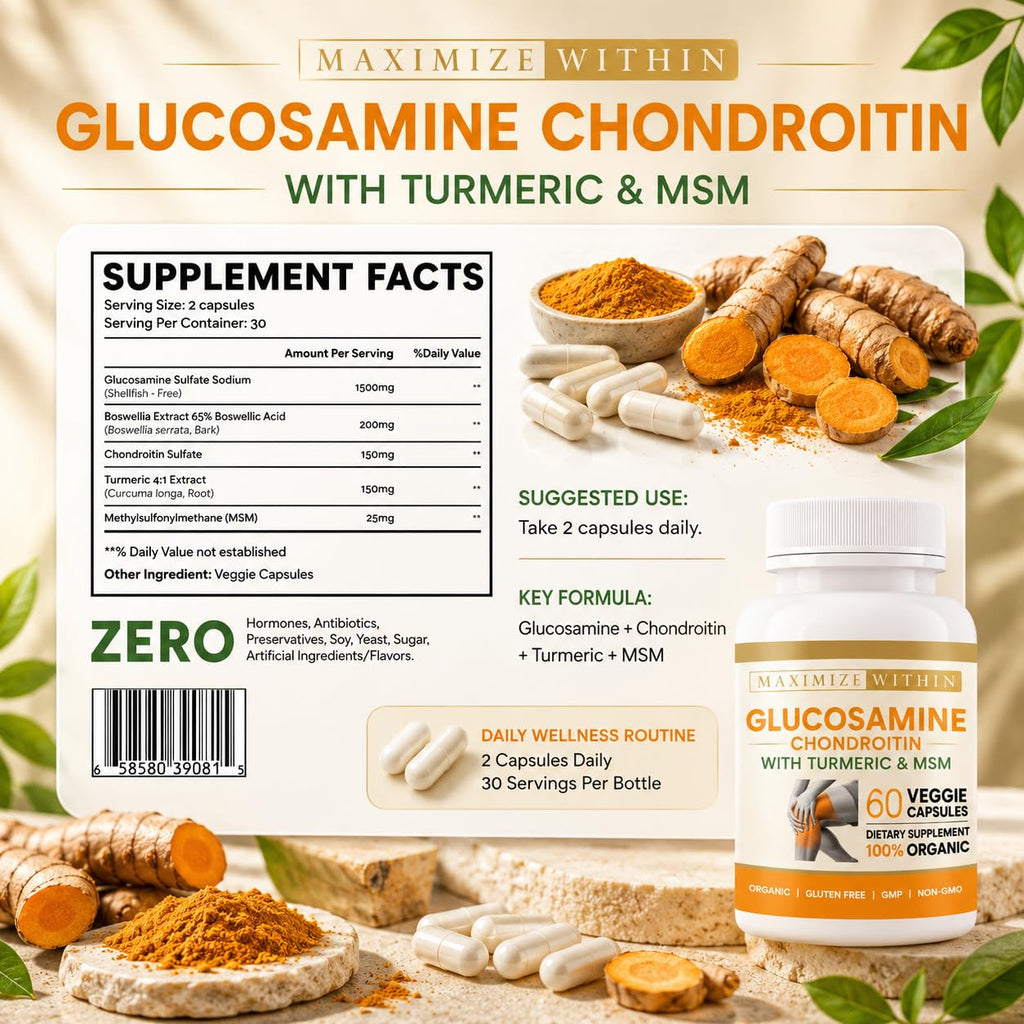 vegan-friendly glucosamine for joint comfort