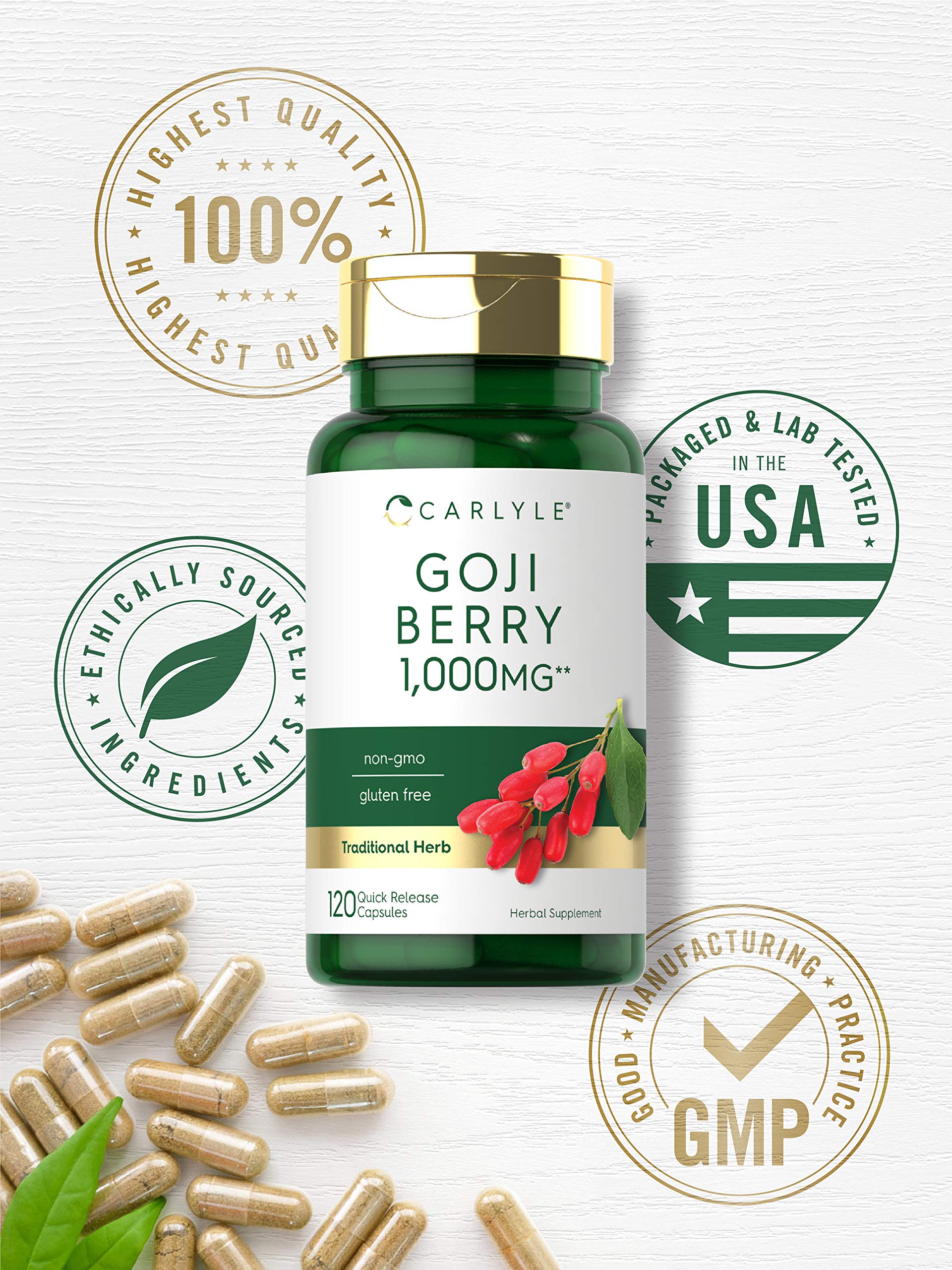 vegan friendly goji berry capsules