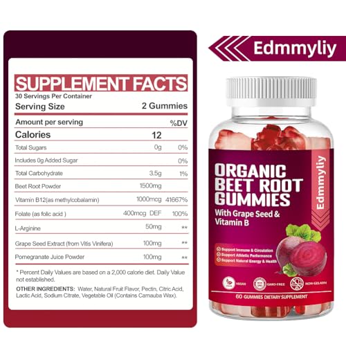 Vegan-friendly grape seed extract gummies