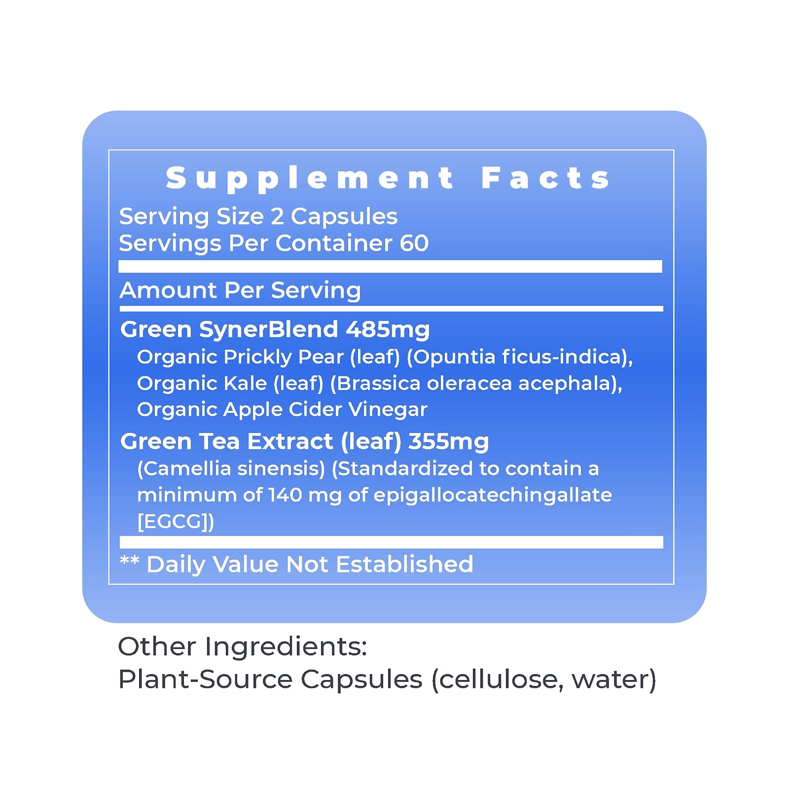 vegan friendly green tea extract supplement