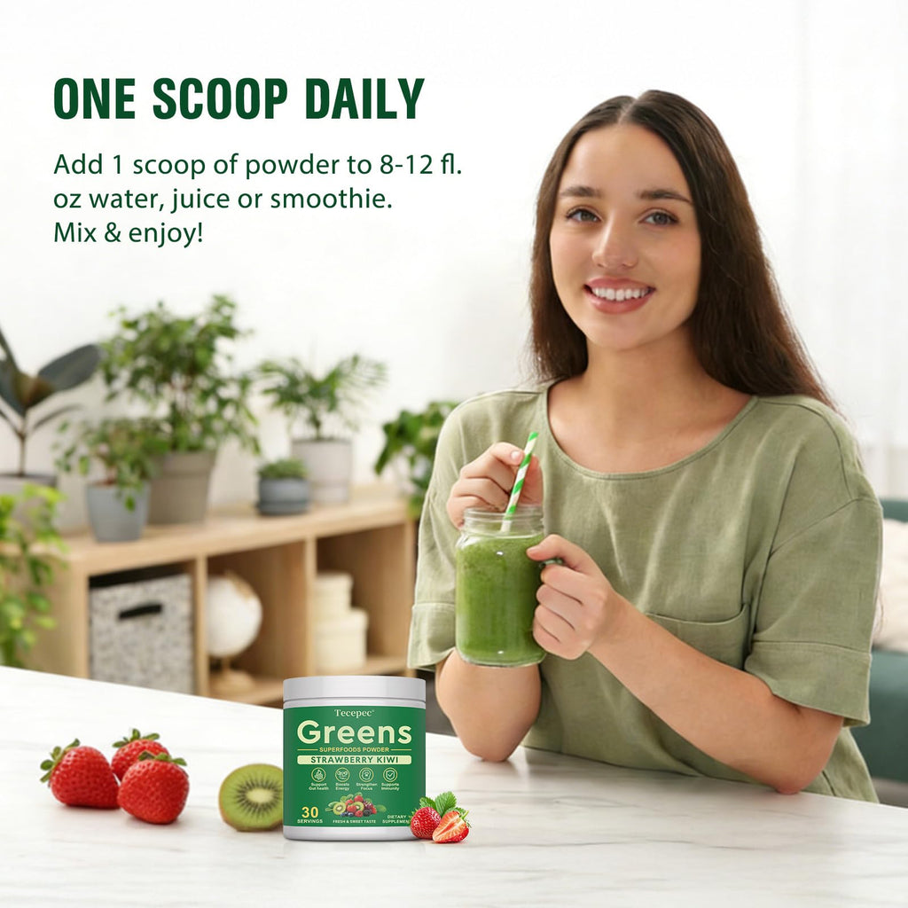 vegan-friendly greens powder supplement