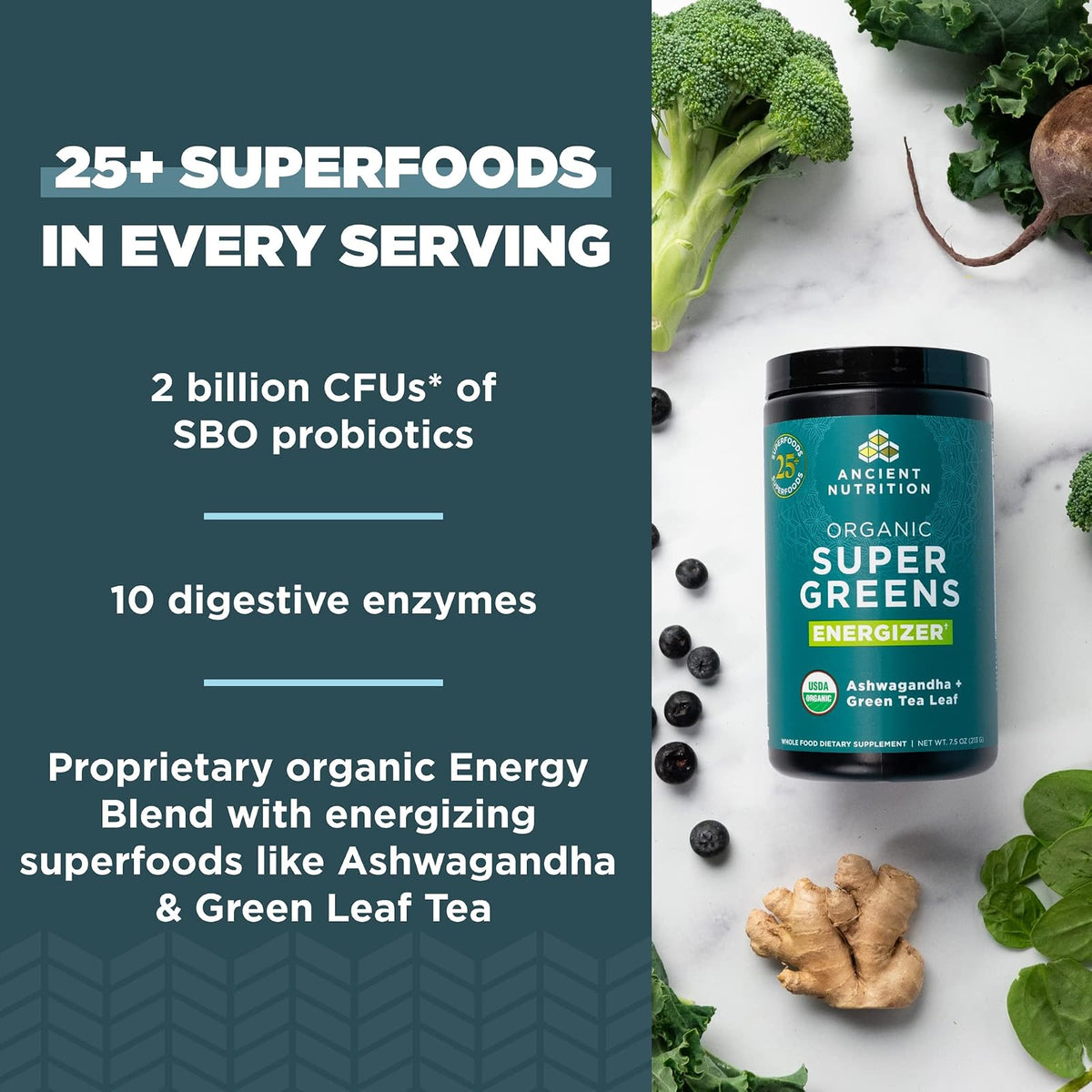 vegan-friendly greens powder supplement