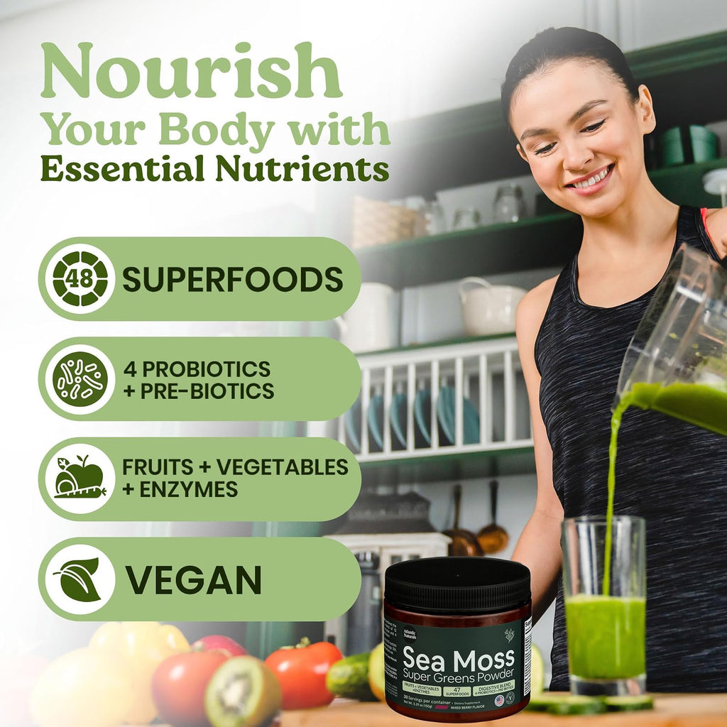 vegan-friendly greens powder supplement