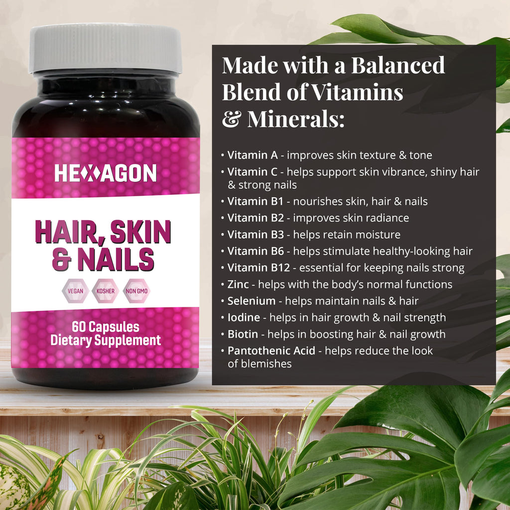 vegan-friendly hair and nail support