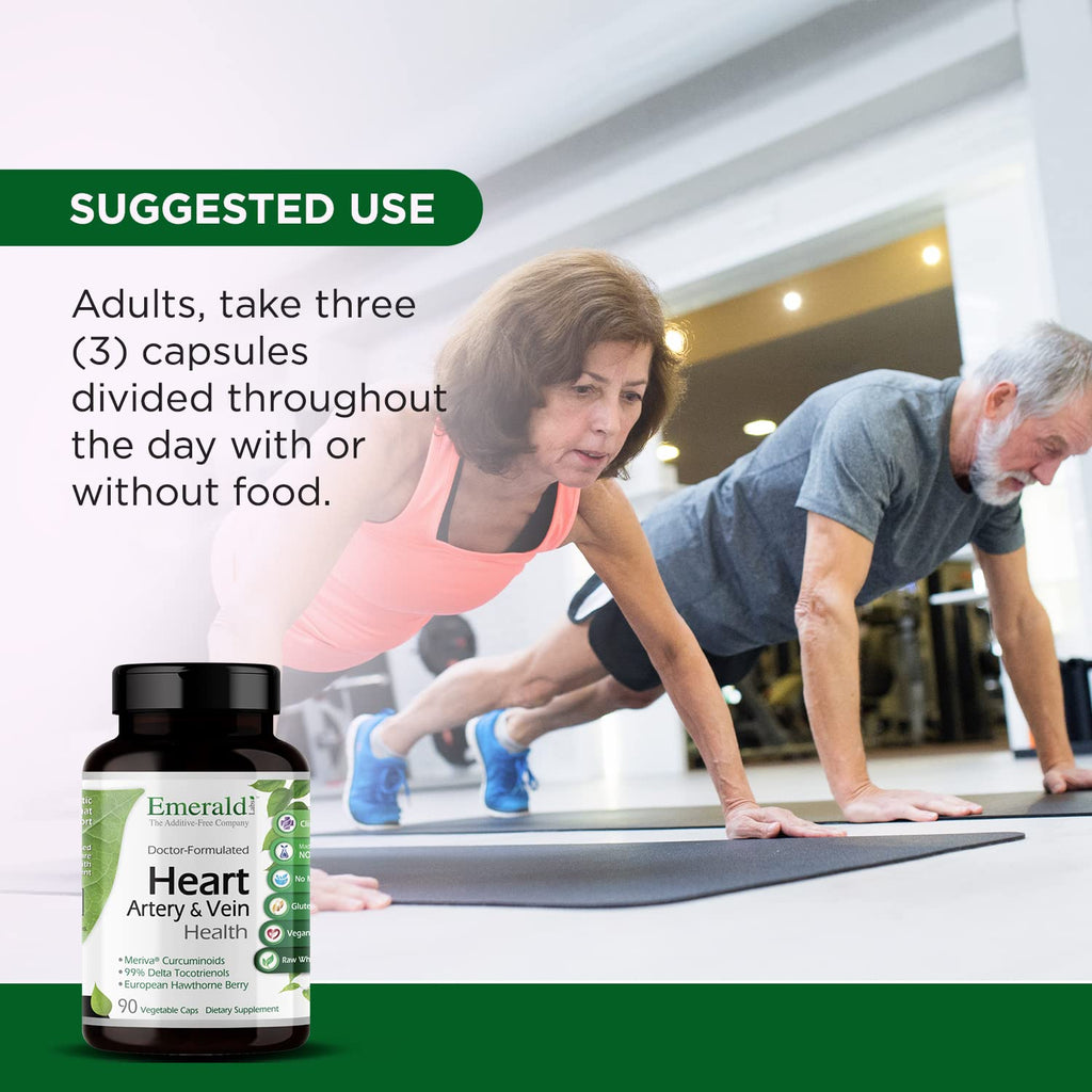 Vegan-friendly heart support capsules