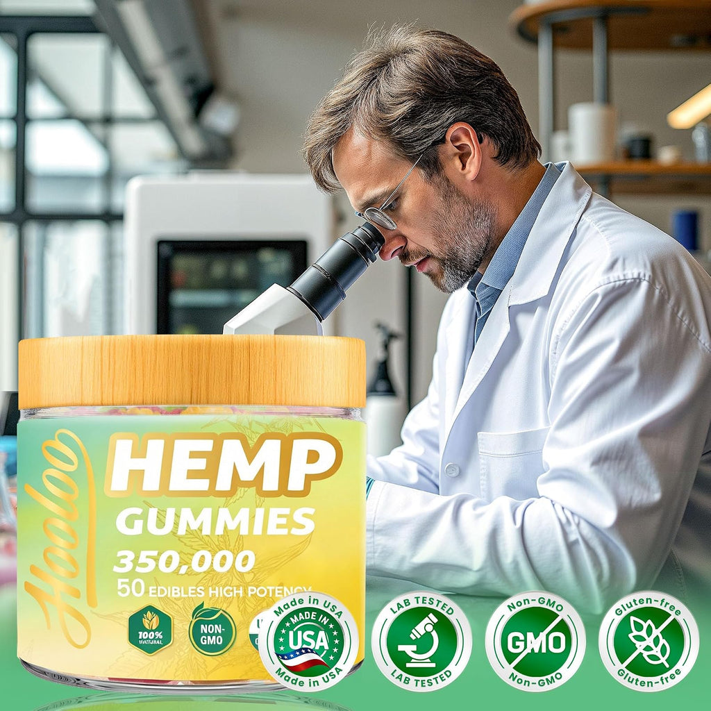 Vegan-friendly hemp gummies supplement