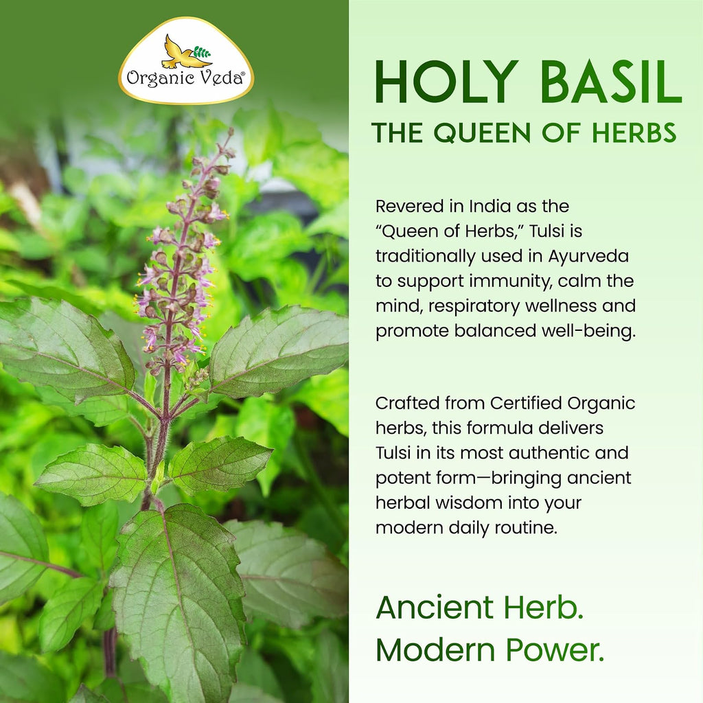 Vegan-friendly Holy Basil capsules