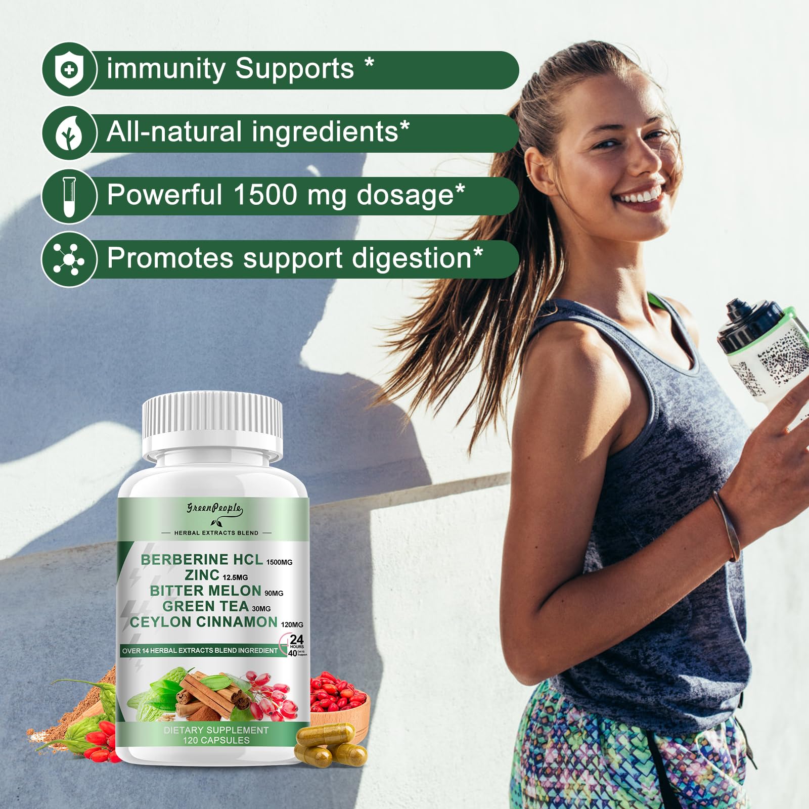 Vegan-friendly immune health capsules