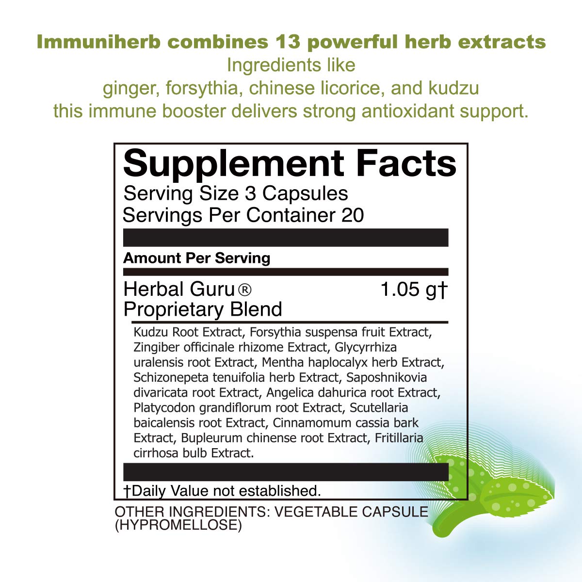 vegan-friendly immune support formula