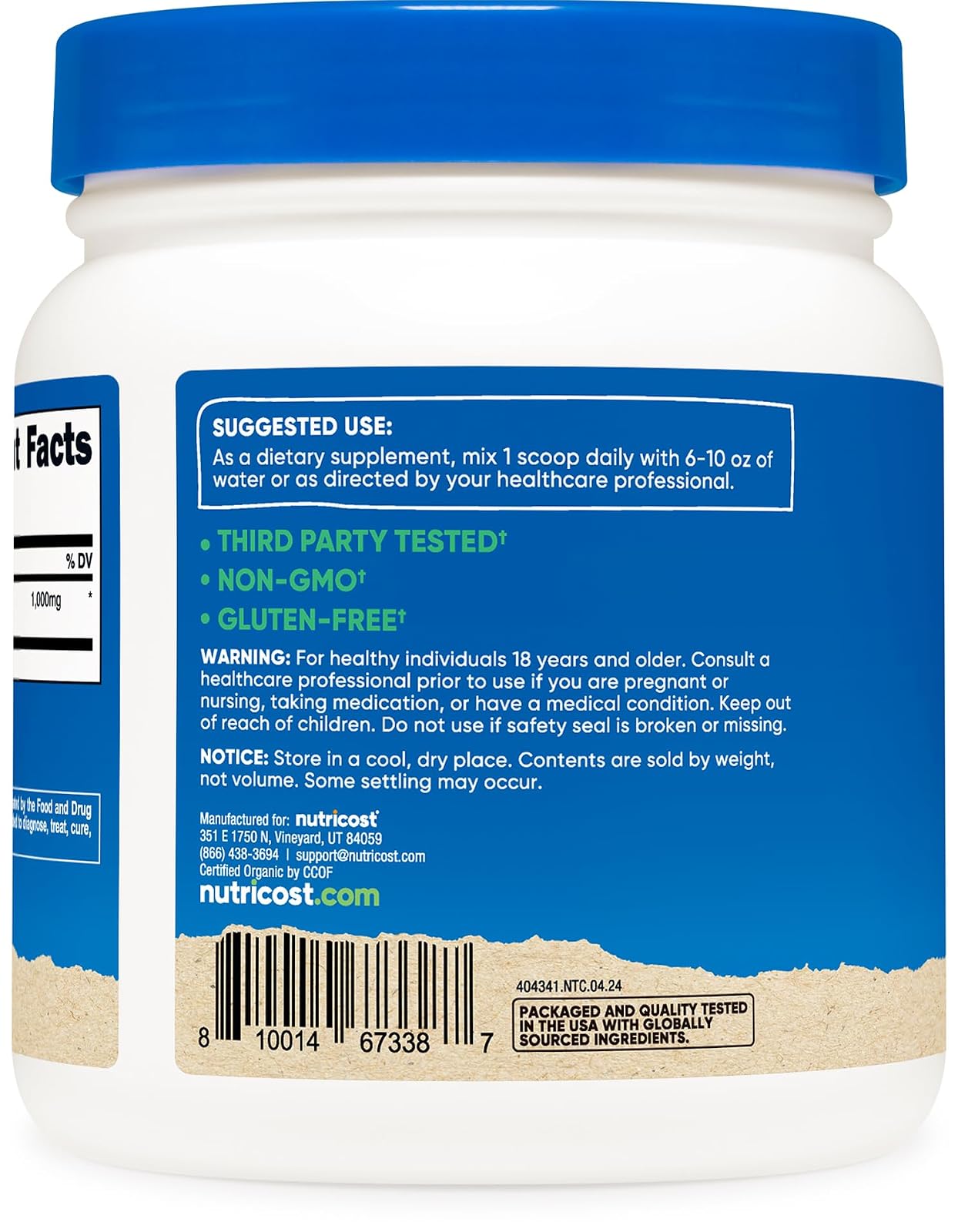 vegan-friendly Irish moss supplement