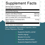Vegan-friendly Irish sea moss supplement