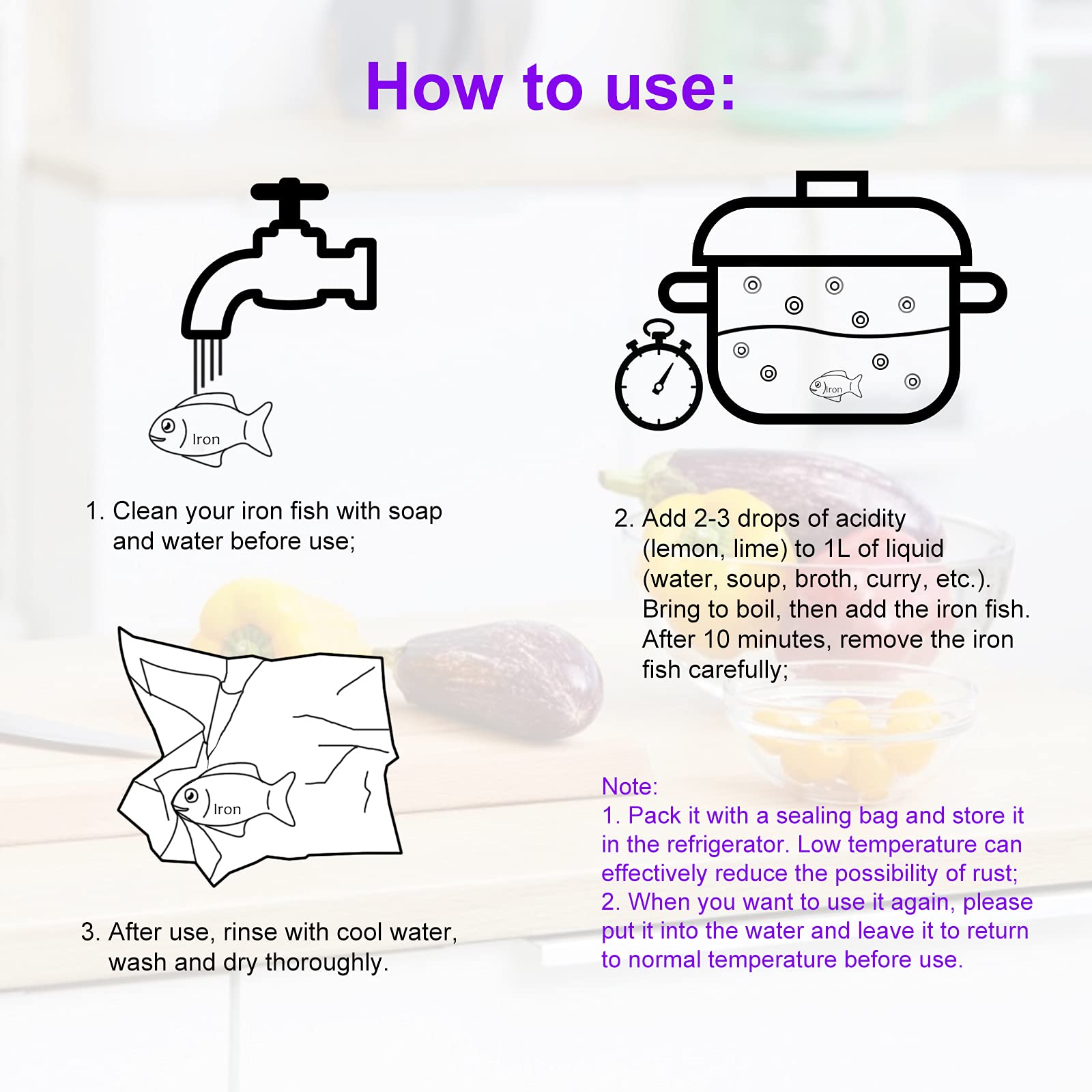 vegan-friendly iron cooking aid